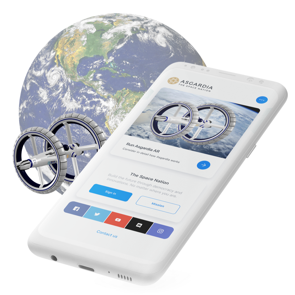 Asgardia AR app