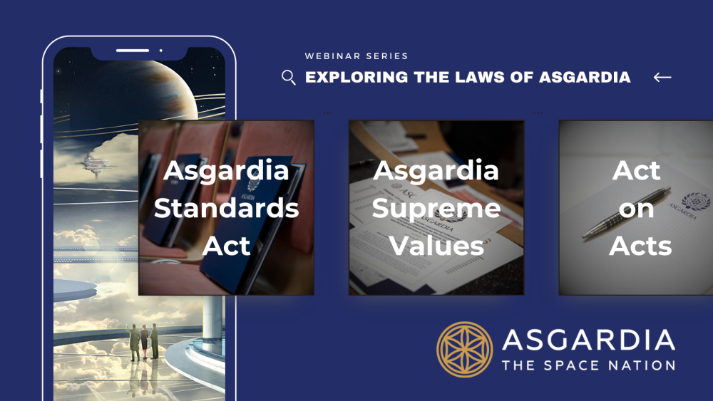 Latest Webinars on Asgardia Laws | I am an Asgardian Resident