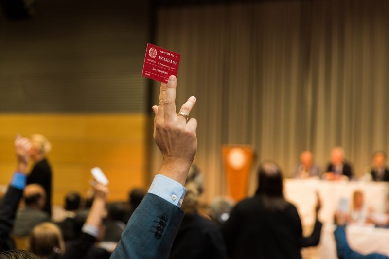 AMPs vote for their Chair and Prime Minister